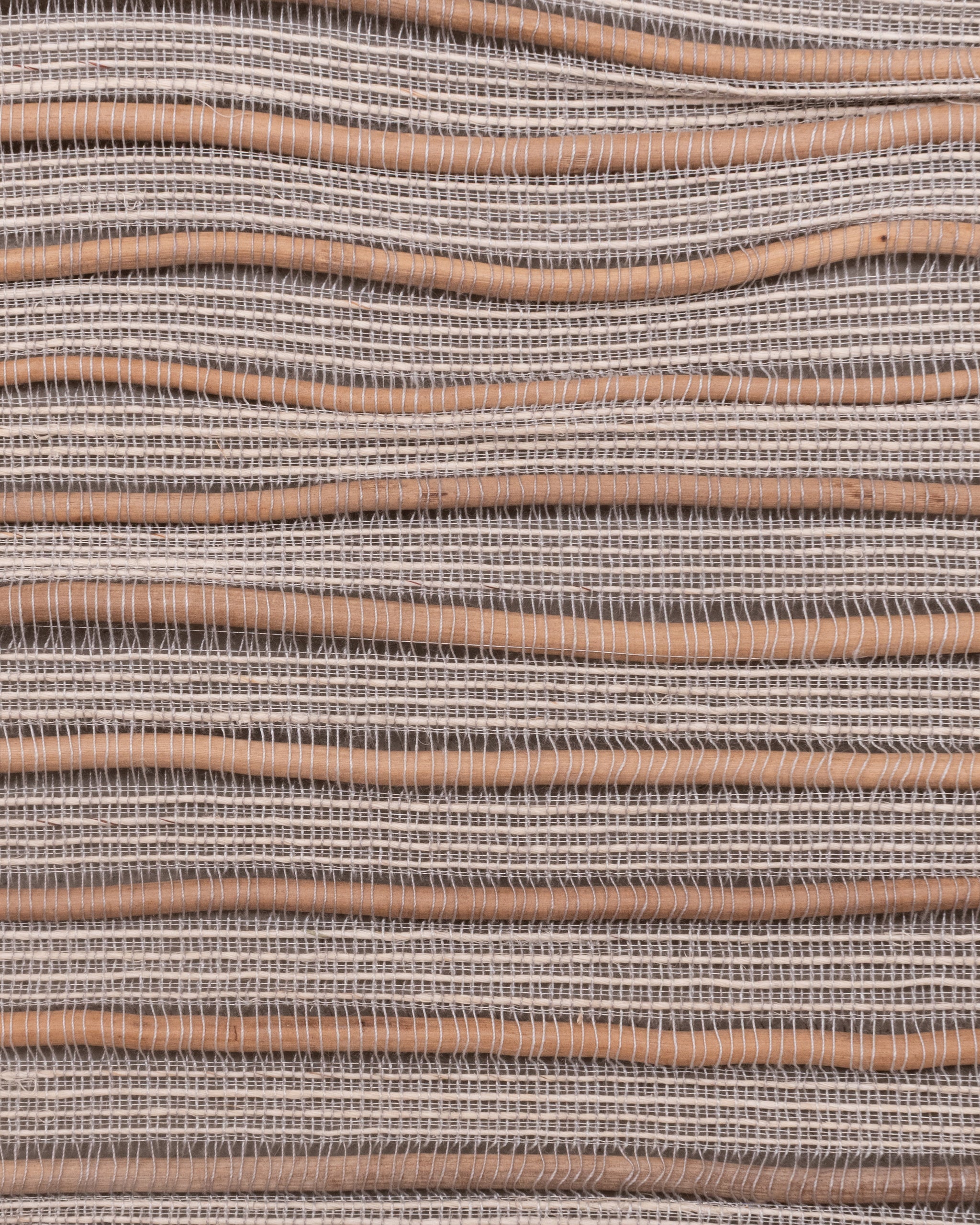 YARÉ WEAVE - Yaré, White Fique Fiber and Stainless Steel